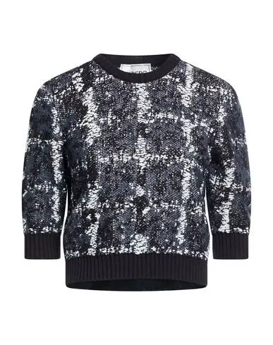 Iceberg Maglia Girocollo Sweater Size Cotton, Linen, Polyamide - Black