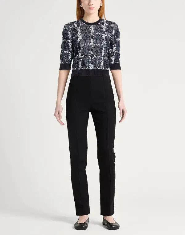 Iceberg Sweater In Cotton, Linen And Polyamide - Black