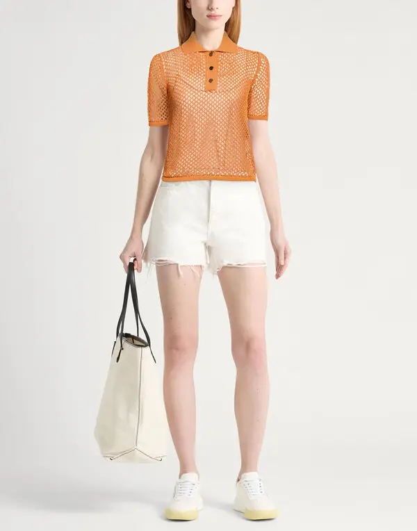 Iceberg Open-knit Short Sleeve Polo Shirt