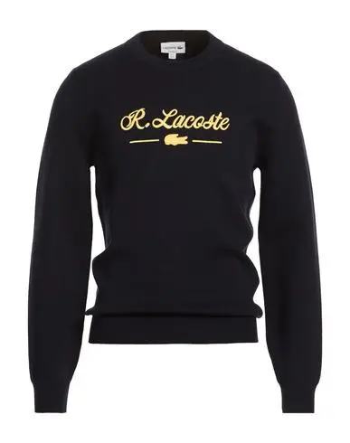 Lacoste Sweater In Wool, Cotton, And Polyamide - Midnight Blue