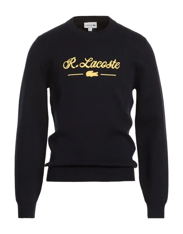 Lacoste Sweater Size Wool, Cotton, Polyamide - Midnight Blue