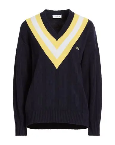 Lacoste Wool V-neck Sweater - Midnight Blue