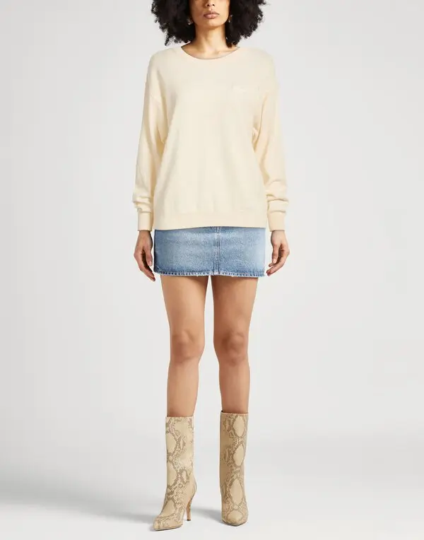 Lacoste Wool Crewneck Sweater - Cream