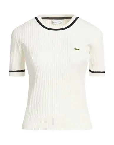 Lacoste Sweater Size Rayon, Polyester - Off White