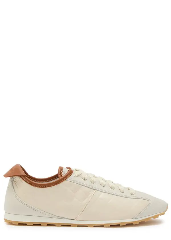 Jacquemus Les Tennis Textured Leather Sneakers - Grey