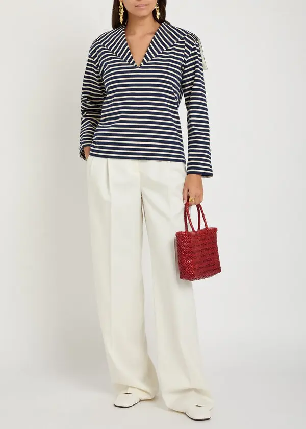 LES VACANCES D'IRINA The Seaman D Cotton Top - Stripe