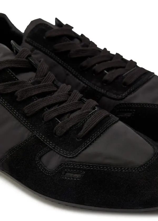 Rick Owens Panelled Sneakers - Black