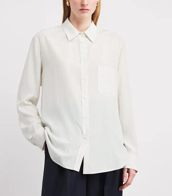 BLAZÉ MILANO Striped Silk Shirt