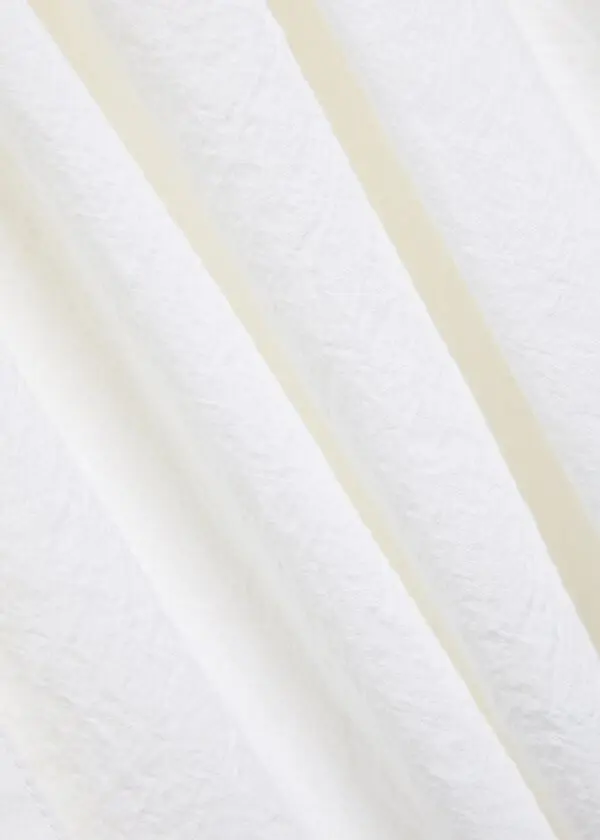 LES VACANCES D'IRINA Pino Textured Cotton Mini Dress