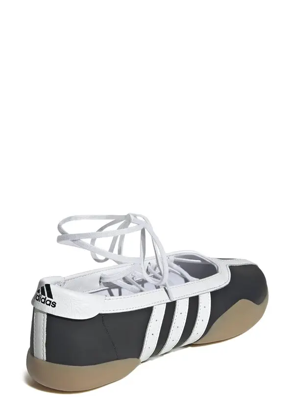 Adidas Taekwondo Mei Leather Ballet Sneakers - Black