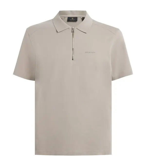 Belstaff Stretch-cotton Alloy Slim Polo Shirt - Beige