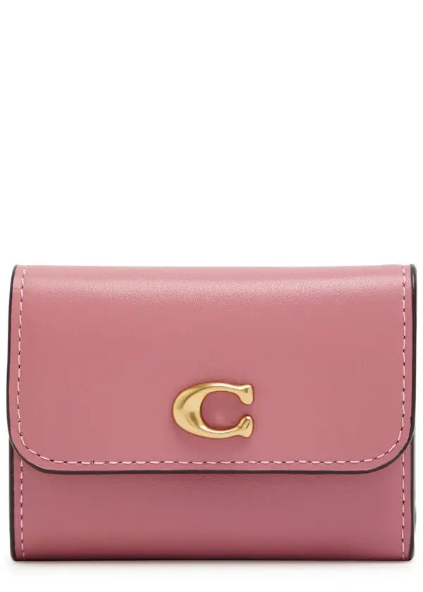 COACH Leather Wallet - Pink