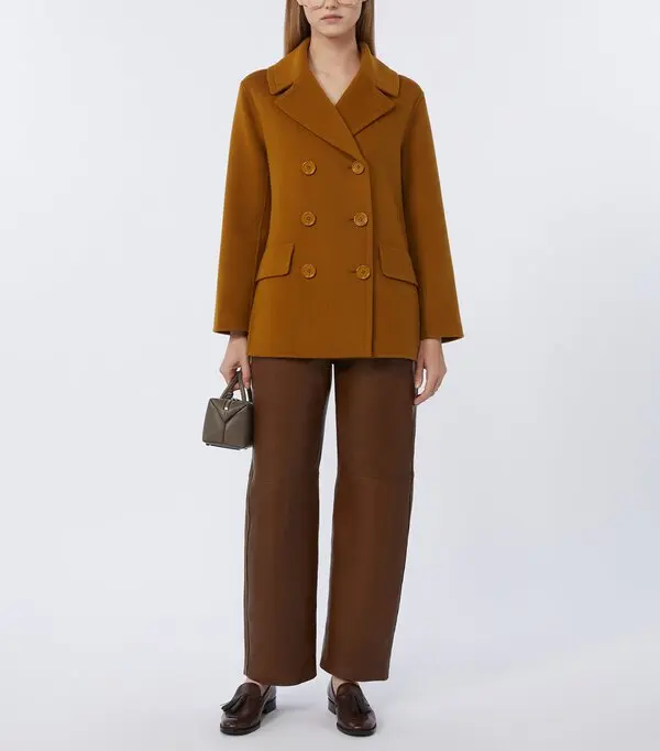 Max Mara Virgin Wool Double-breasted Coat
