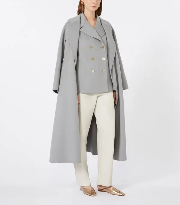Max Mara Virgin Wool Double-breasted Coat