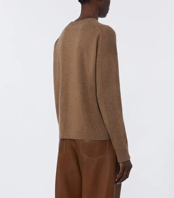 Max Mara Virgin Wool-cashmere Sweater - Brown