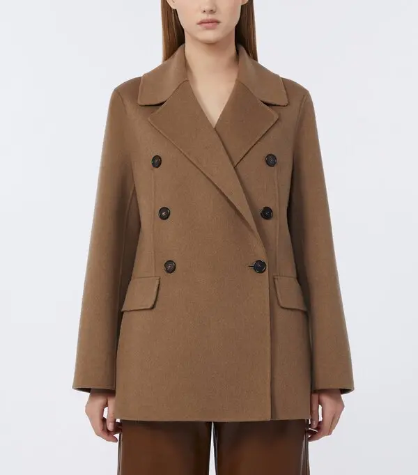 Max Mara Virgin Wool Double-breasted Coat