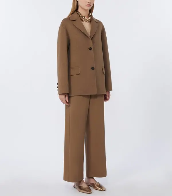 Max Mara Virgin Wool Single-breasted Coat