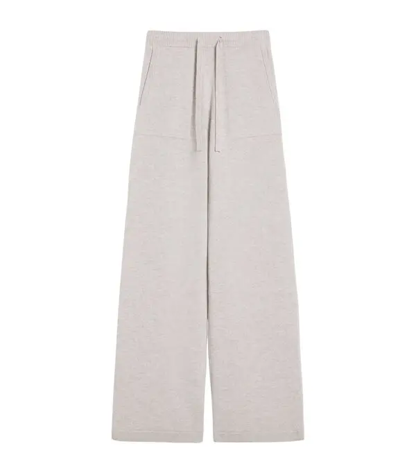 Max Mara Wool-cashmere Sweatpants - Beige