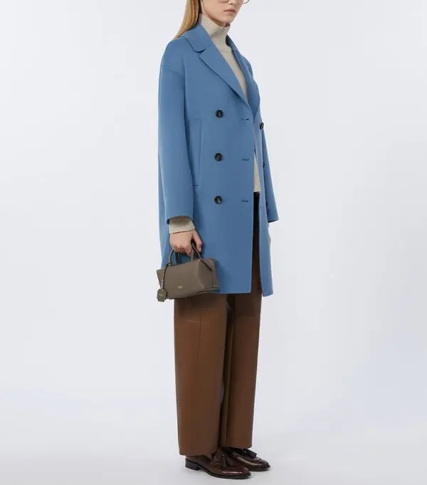 Max Mara Faux Leather Wide-leg Trousers - Brown