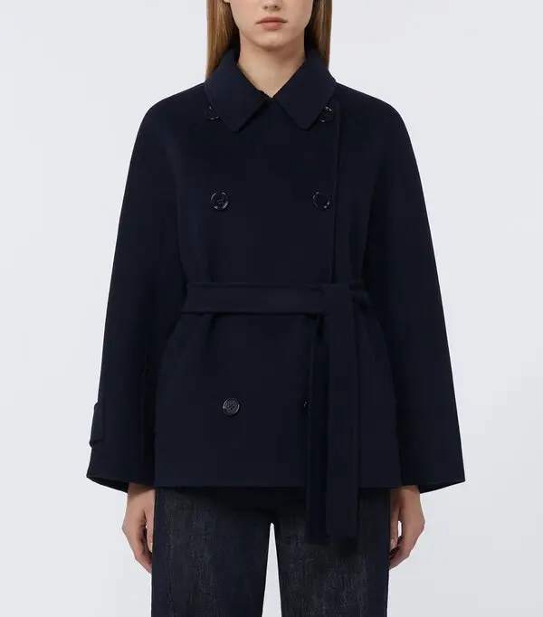 Max Mara Virgin Wool Belted Jacket