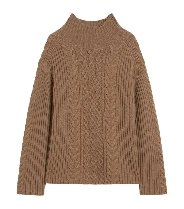 Max Mara Wool-cashmere Sweater - Brown