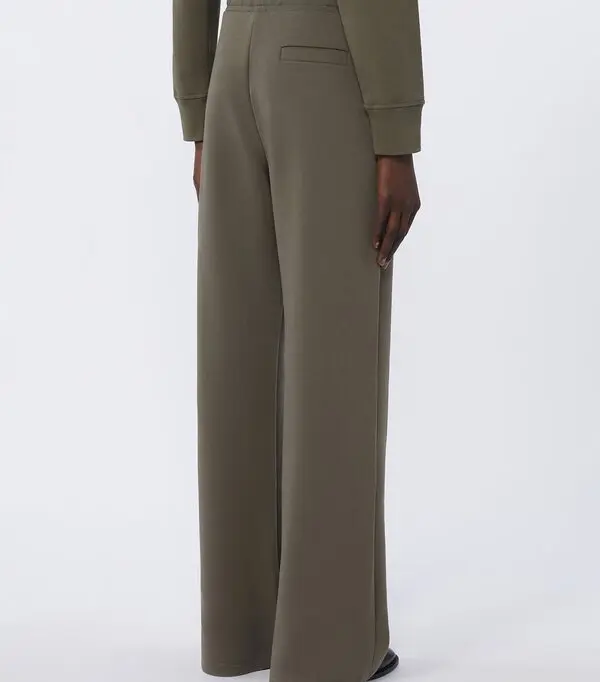 Max Mara Cotton-blend Straight Sweatpants