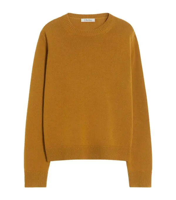 Max Mara Wool-cashmere Sweater - Yellow