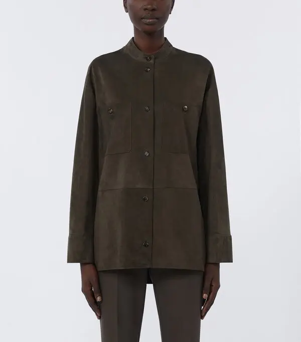 Max Mara Suede Overshirt