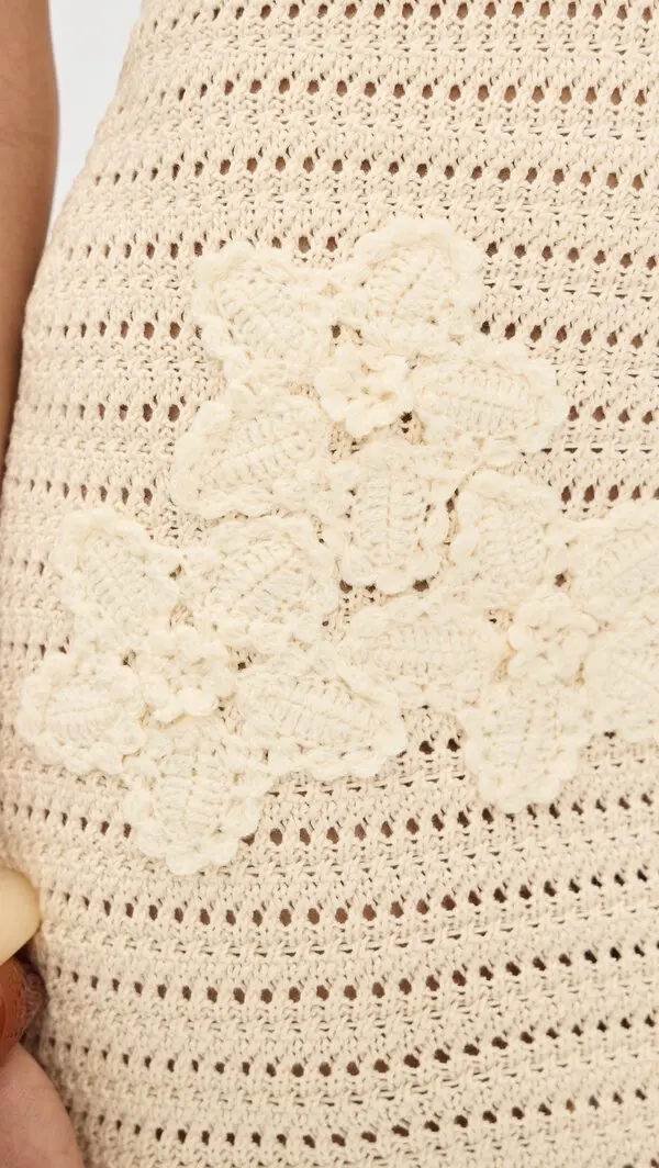 ANOTHER GIRL Crochet Mini Dress