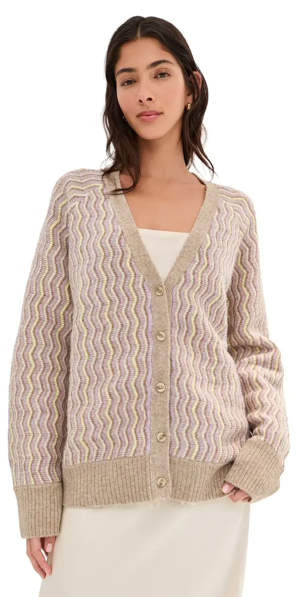 LE BOP Elle Cardigan - Sand