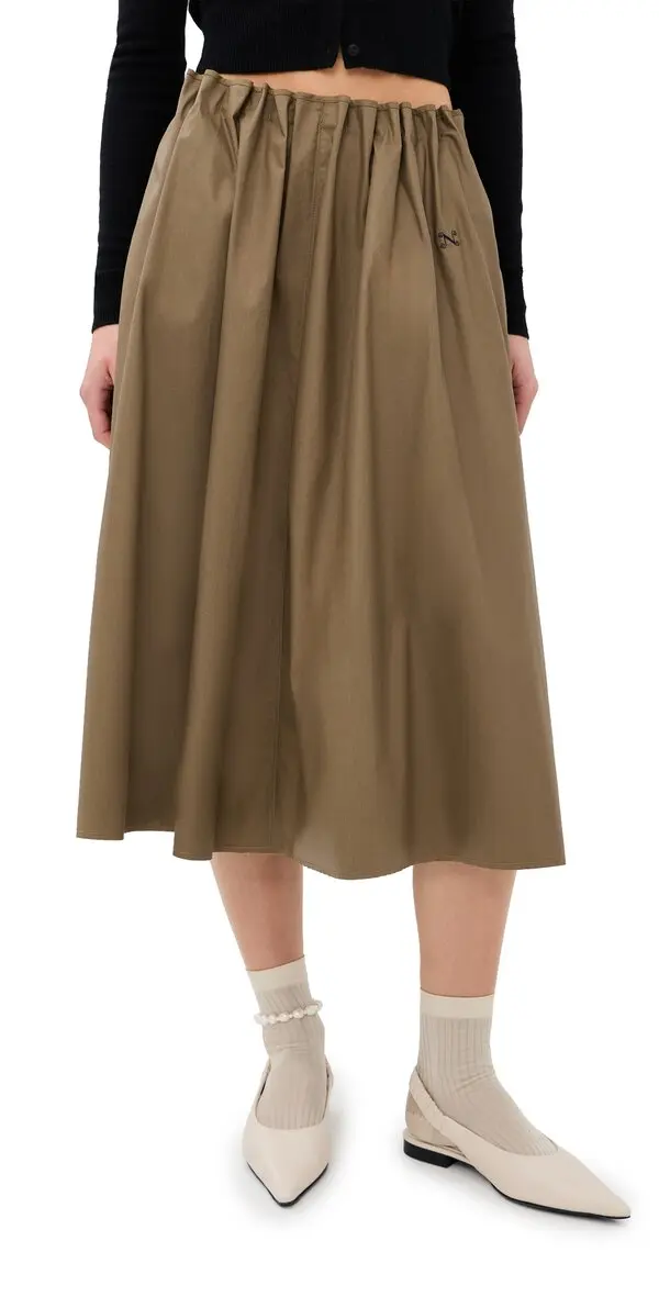 NACKIYE Summer Wine Skirt - Tobacco