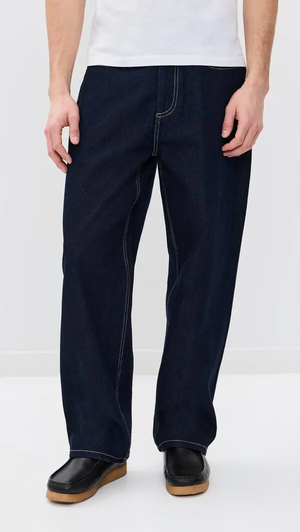NICHOLAS DALEY Five-pocket Straight Leg Jeans