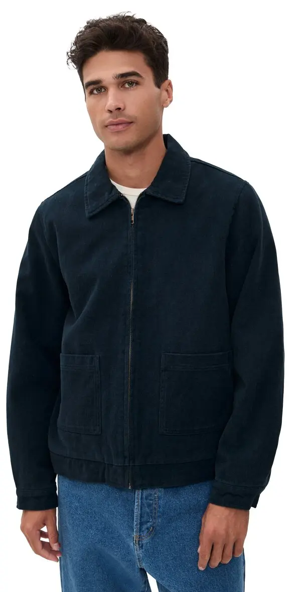 RHYTHM Twill Duty Jacket - Midnight Navy