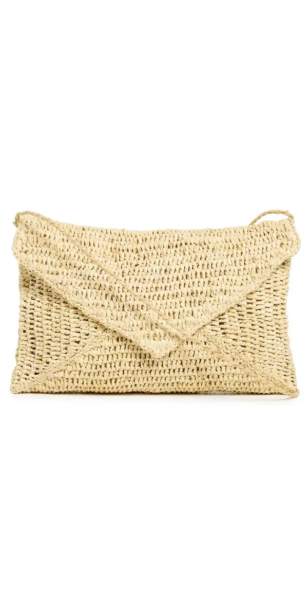 Hat Attack Emmie Envelope Clutch - Natural