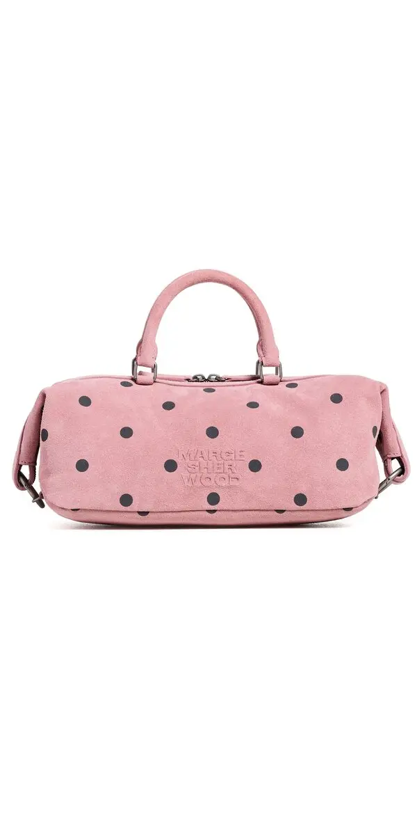 MARGESHERWOOD X Peanuts East West Dumpling Tote - Pink Printed Suede