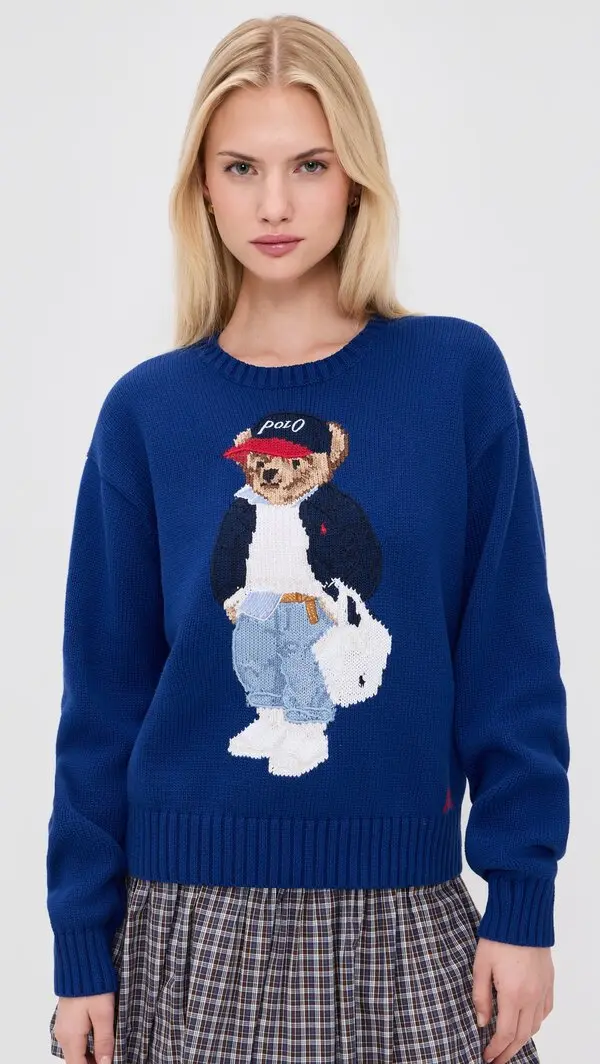 Polo Ralph Lauren Cotton Bear Pullover