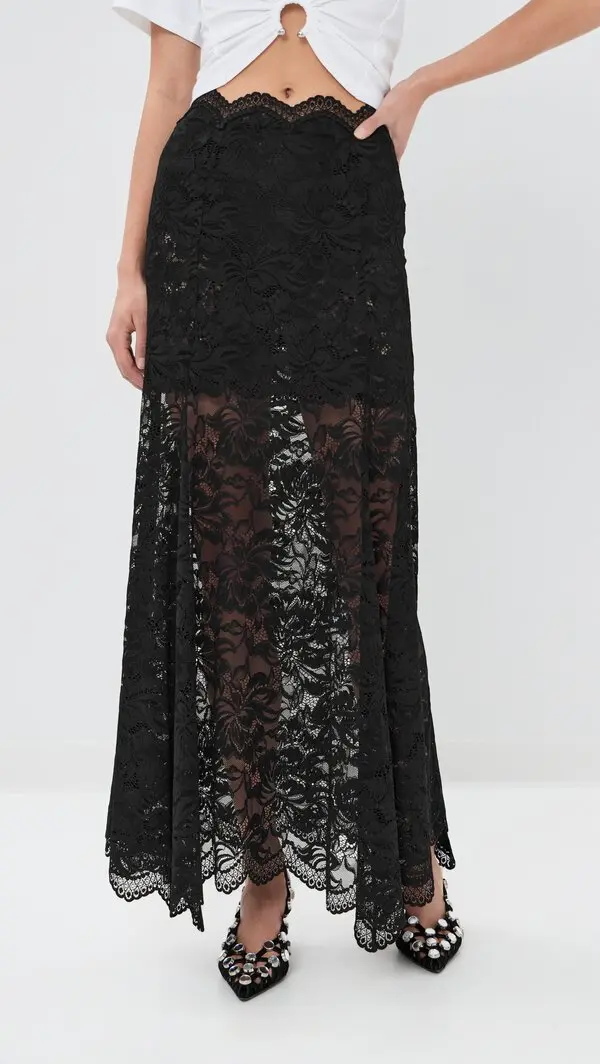 Rabanne Stretch Lace Skirt