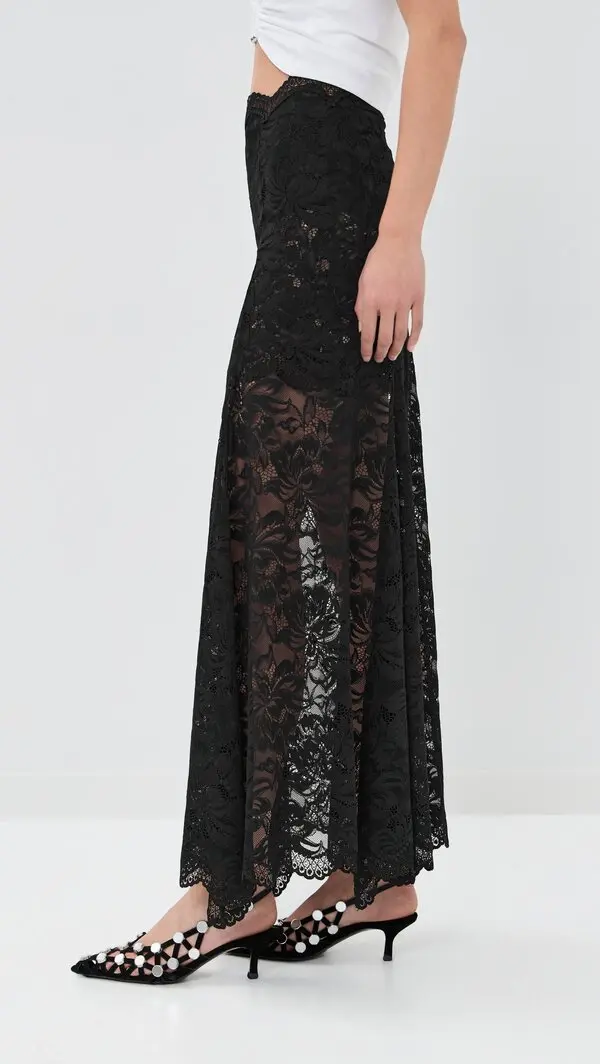 Rabanne Stretch Lace Skirt