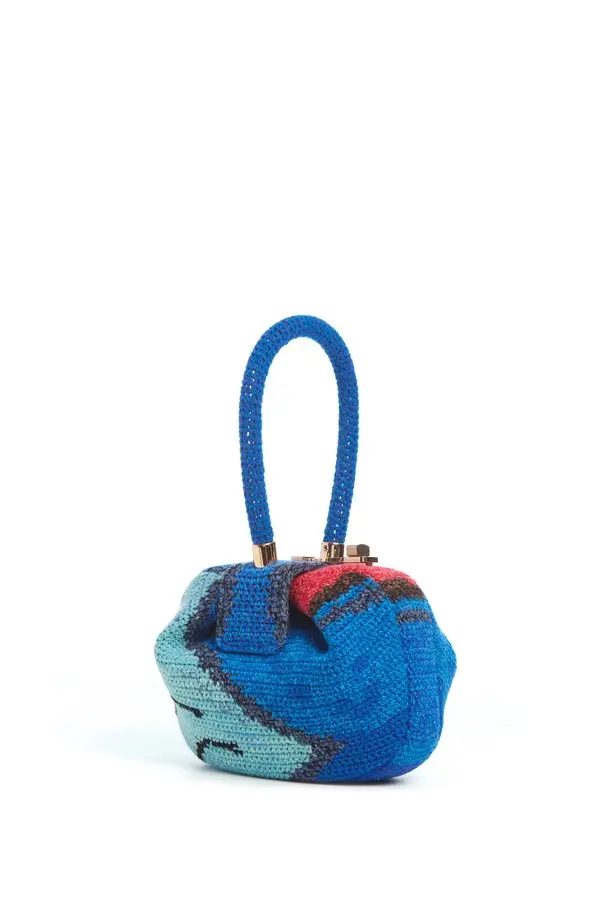 Gabriela Hearst Demi Bag In Air Multi Crochet Cashmere - Multicolor