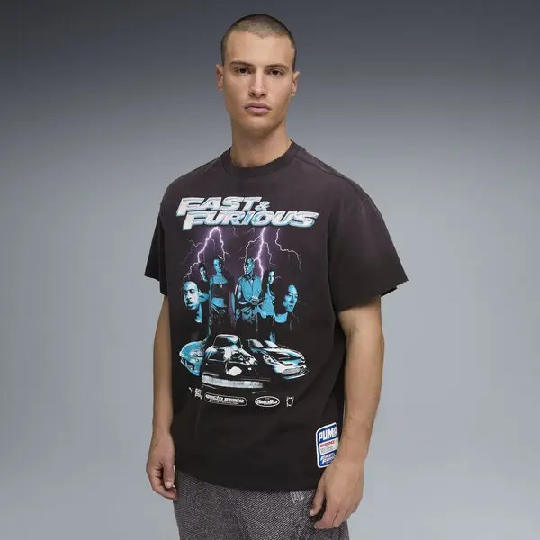 PUMA X Fast & Furious Basketball T-shirt - Black