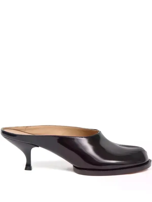 MAISON MARGIELA 55mm Leather Mules - Black