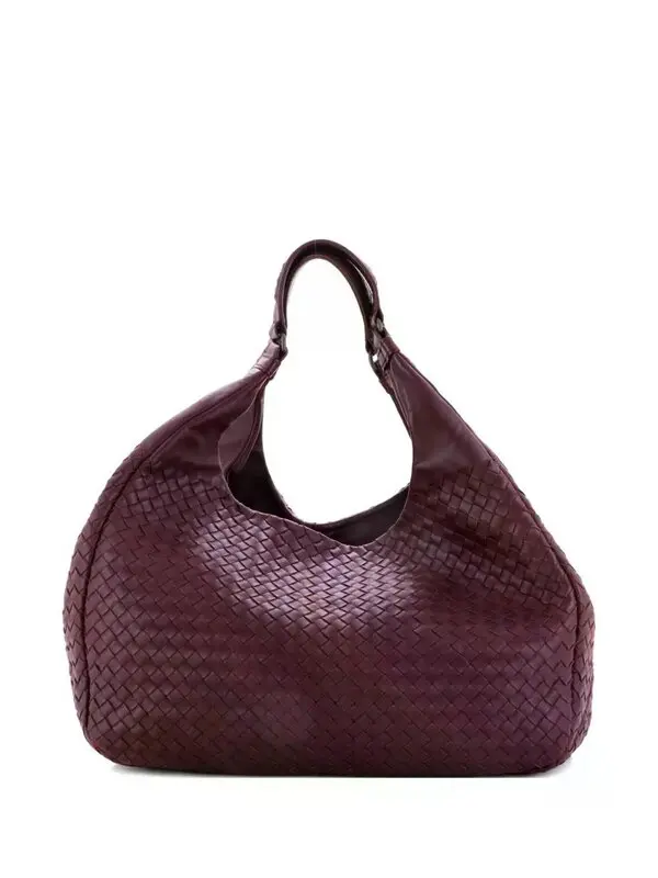 Bottega Veneta Campana Intrecciato Nappa Large Hobo Bag - Purple