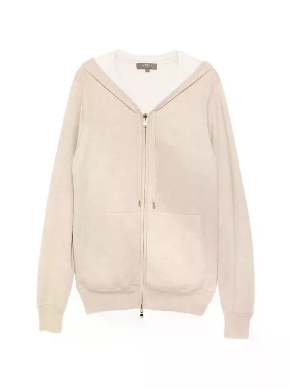 N.peal Doublefaced Knit Zip-up Hoodie - Neutrals