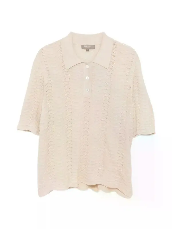 N.peal Waverly Polo Top - Neutrals