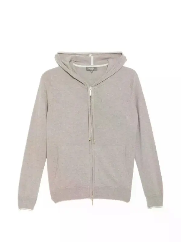 N.peal Hooded Zip Up - Grey