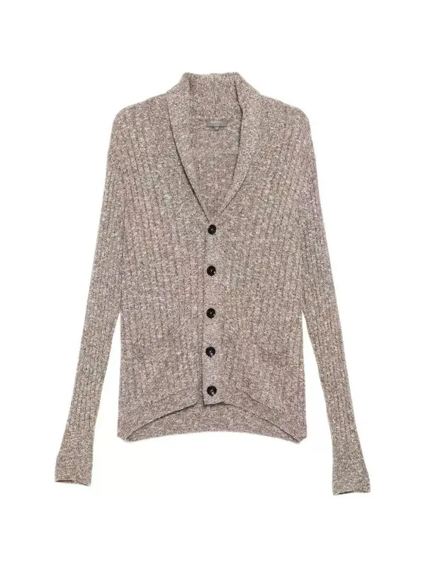 N.peal Marl Shawl Cardigan