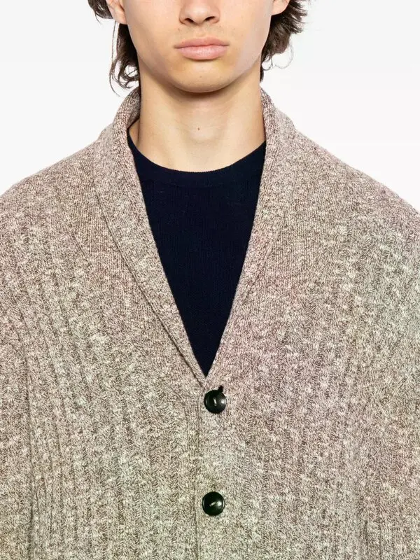 N.peal Marl Shawl Cardigan