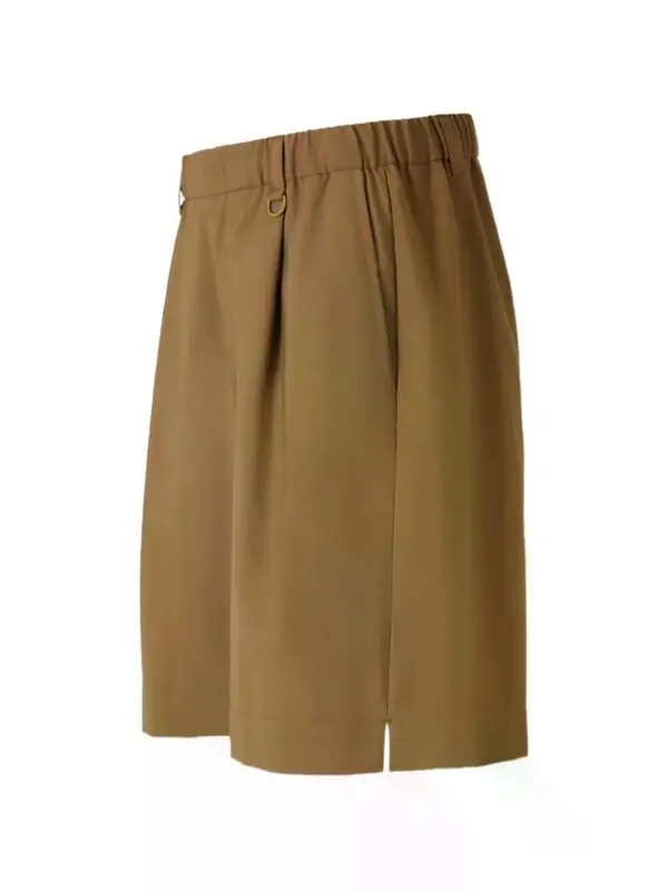 Herno Elastic Waist Bermuda Shorts - Brown