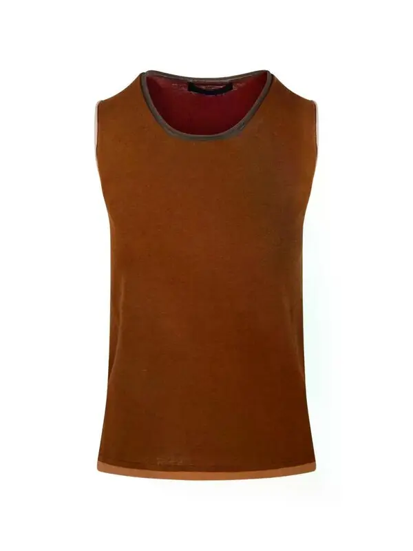 FABRIZIO DEL CARLO Sleeveless Top - Brown
