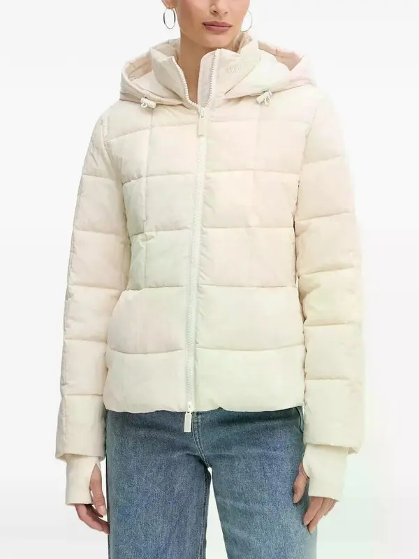 Armani Exchange Hooded Padded Jacket - White